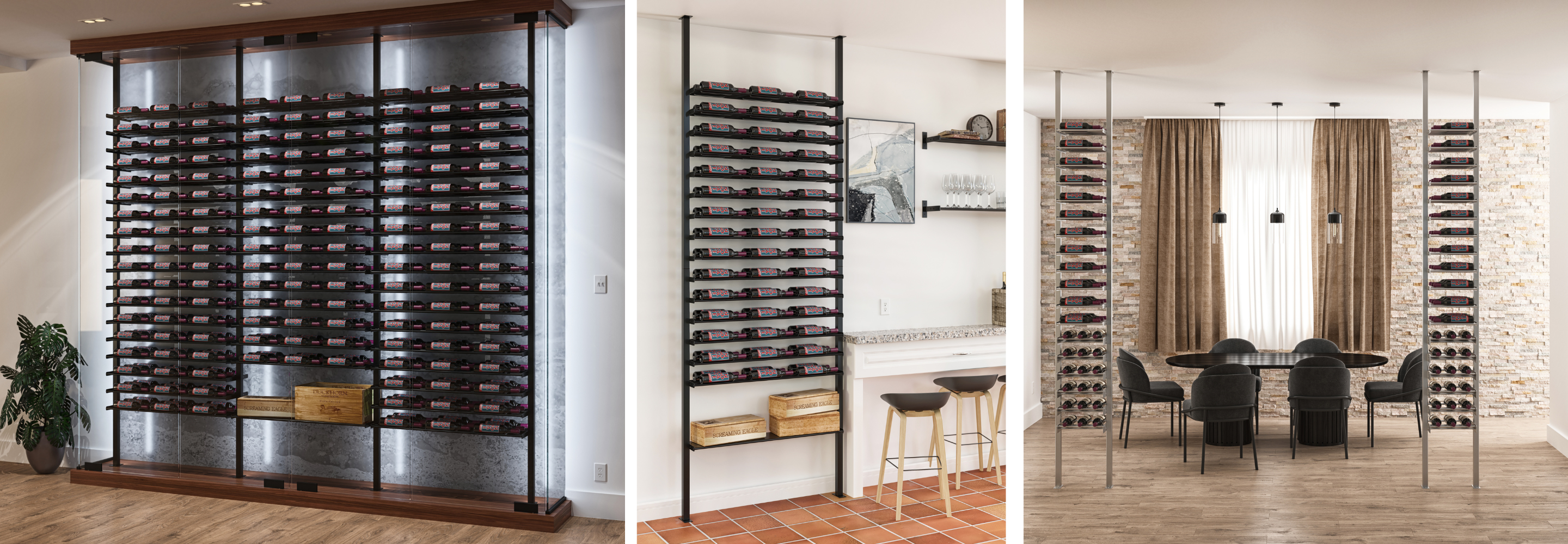 Floating Wine Racks | Wine Racks America