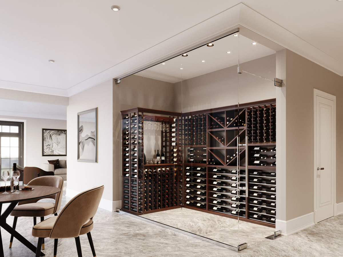 Deluxe Wine Racks | Solid Top and Sides Create an Ideal Storage Space ...