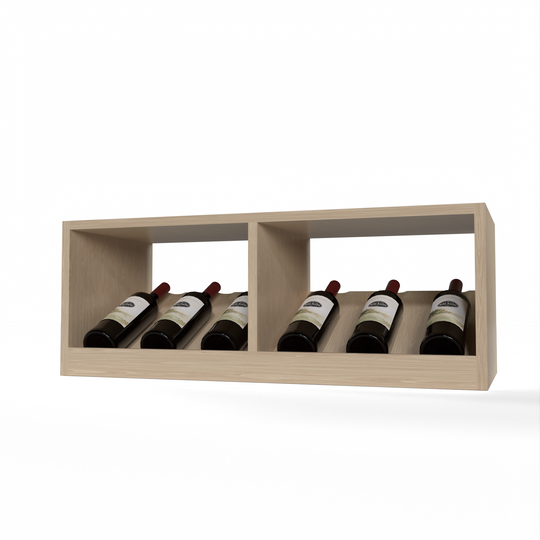 GrandCellar™ - 7 Column Full-Depth Elevated Cradle Display Row - 12 ...