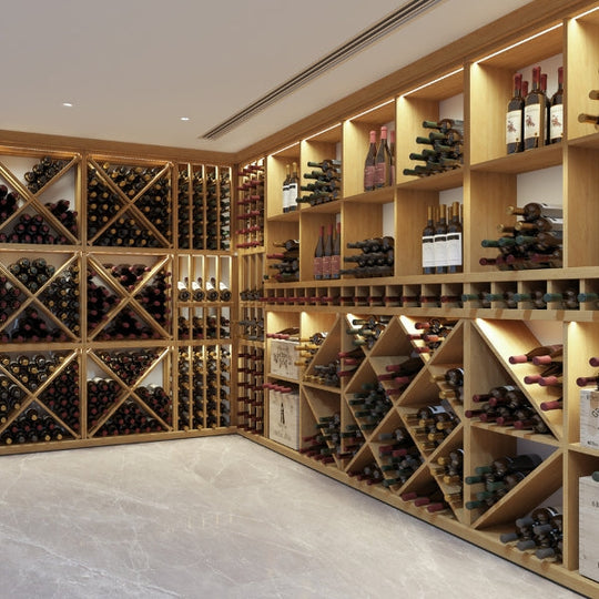 Curved Corner Wine Racks | Corner Wine Cabinet & Storage – Wine Racks ...