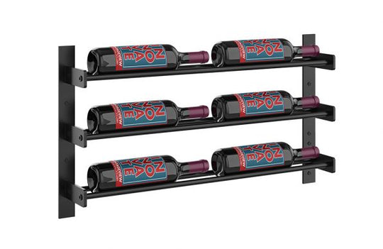 VintageView 3 Row, 2 Column Wine Wall | 15" Metal Wine Wall Racks ...